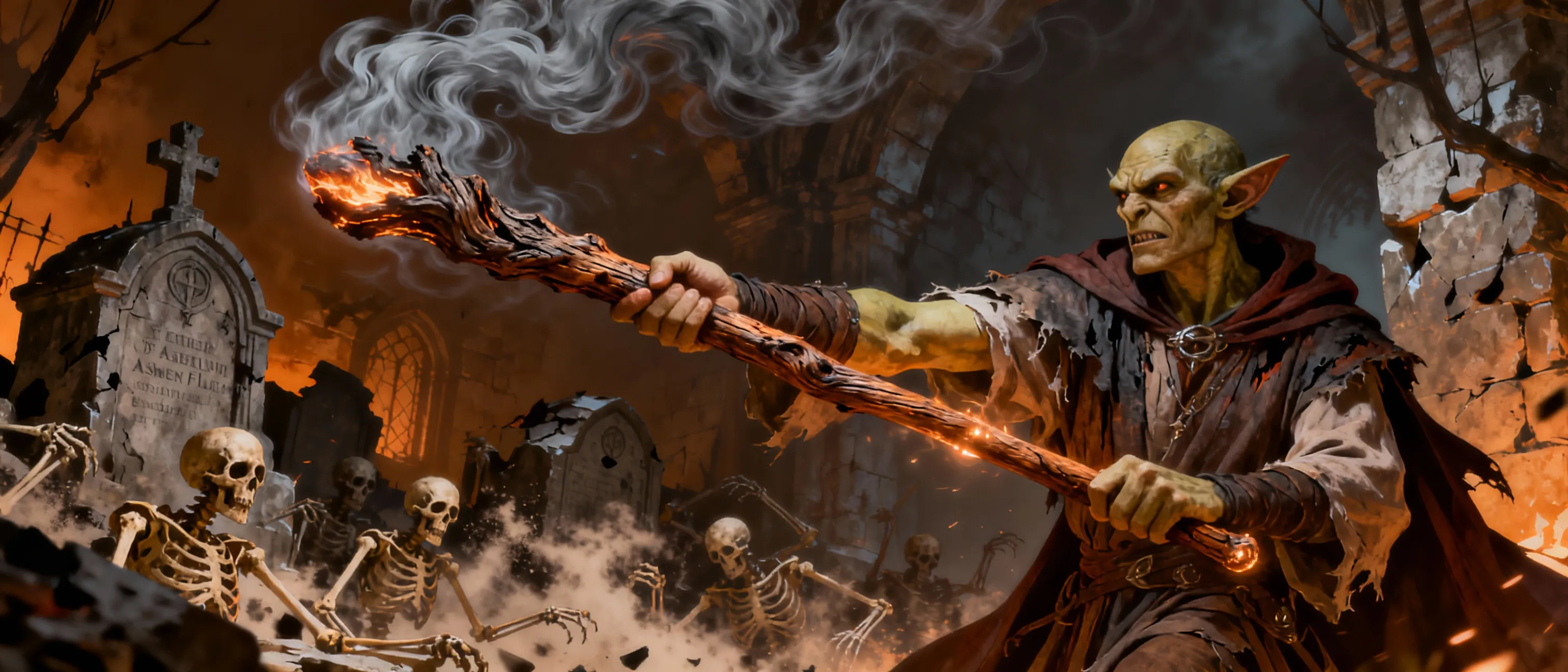 Fable Fiesta - Wand of Ashen Flames